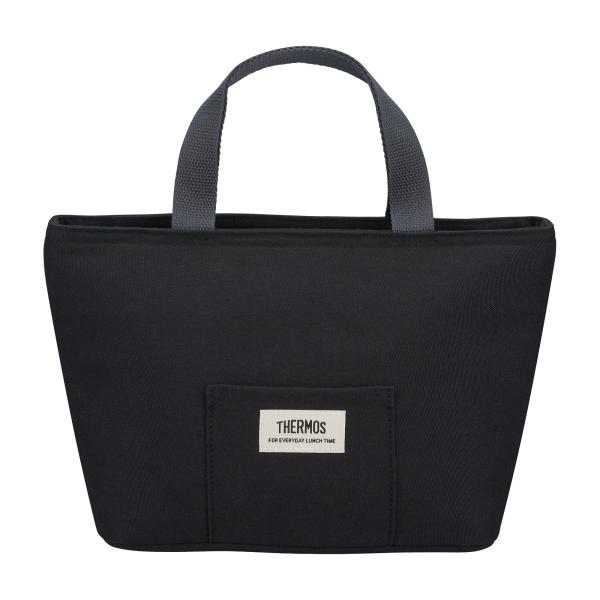 カラー：ブラックサイズ：4L保冷ランチバッグがカラーリニューアル容量:4L本体サイズ(約):幅30×奥行12×高さ19cm、本体重量(約):200g生産国:中国素材・材質:外生地：ポリエステル / 内生地：PEVA / クッション（断熱材）...