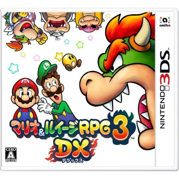 マリオとルイージがクッパの体の中に! ?クッパ親子も大活躍!2009年発売のニンテンドーDSソフト『マリオ＆ルイージRPG3!!!』が、パワーアップしてニンテンドー3DSに登場。 アクションゲームが苦手な方にも快適にお楽しみいただけるよう調...