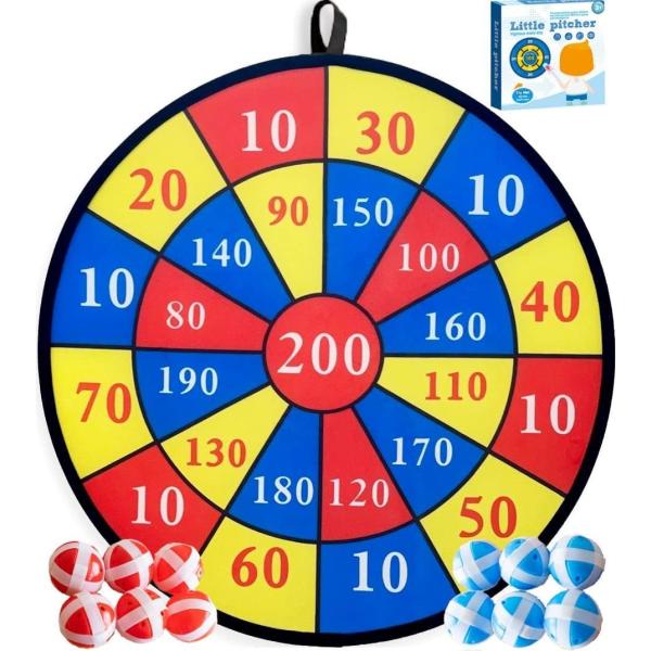 カラー：ダーツボードスタイル：クラシック＜今ならボール増量で12個付き＞子供から大人までパーティで盛り上がるBIG SIZEのアメリカ式マジックボールダーツゲームです。壁を傷つけず、安全なのでいつでもどこでも広げてゲームを楽しむことができま...