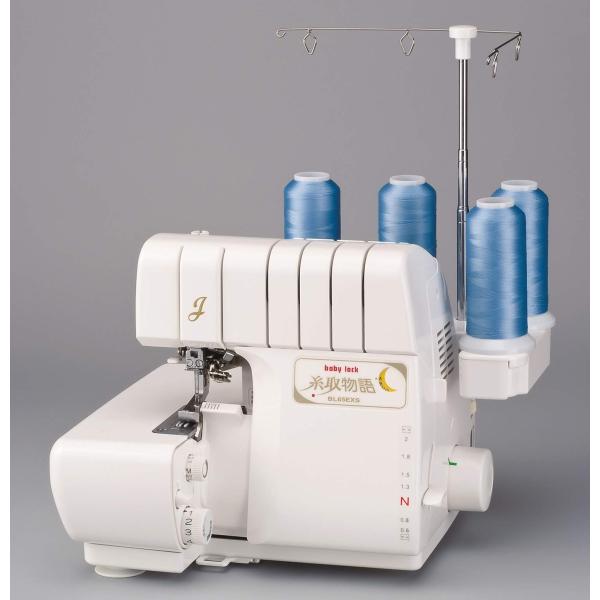 カラー：ホワイト2本針4本糸ロックミシン