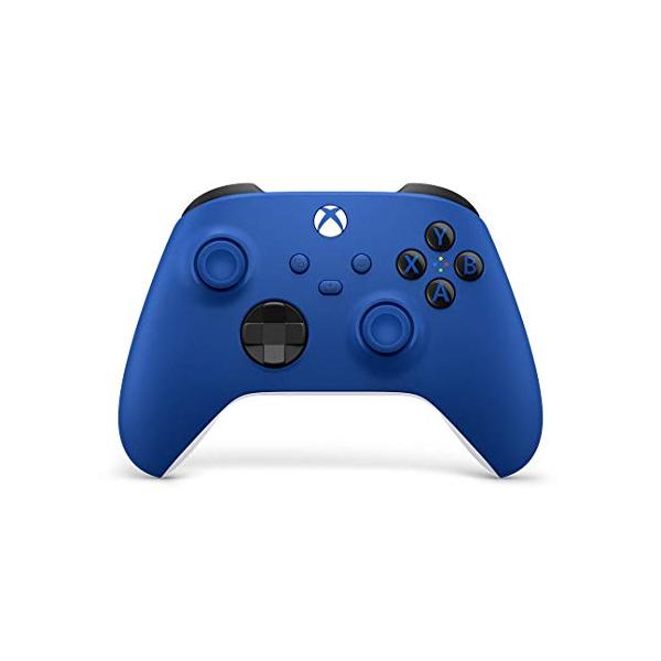 カラー：ショック ブルースタイル：単品同梱物:Xbox ワイヤレス コントローラー (ショック ブルー) 本体、(3.5mm ステレオ オーディオ ジャック付き)、単 3 形乾電池 (試供品)洗練された形状に滑りにくく操作しやすい加工を施し...