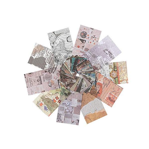 カラー：バロック詩baluokeshigeサイズ：画像をご覧ください数量：110枚=55枚セット*2， 素材用紙サイズは10枚*2=5枚リトマス試験紙+5枚 論文を書 ，約7.6 * 11.6cm（メモ帳、貼り付けることはできません）,ステ...