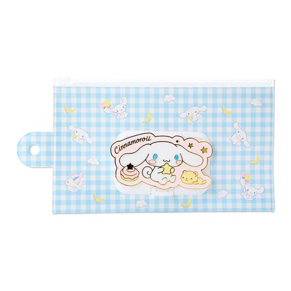 スタイル：シナモロール本体サイズ：約26.6×1×14cm。主な材料・原料：PVC、ABS樹脂ウェットティシュ・クリーナーシートなどをパッケージのまま入れて使用可能。対応取り出し口サイズ:縦4.1×横7.3cm以内。S字フックなどにかけられ...