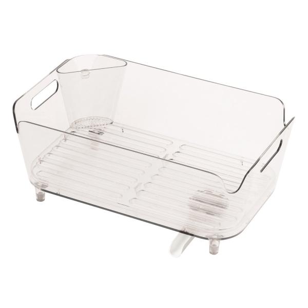 カラー：クリアサイズ：幅38×奥行24×高さ15cmサイズ:(約)幅38×奥行24×高さ15cm原料樹脂:バスケット・目皿・水切りポケット/アクリル樹脂(耐熱温度80度・耐冷温度-20度)、ノズル/ポリプロピレン(耐熱温度100度・耐冷温度...