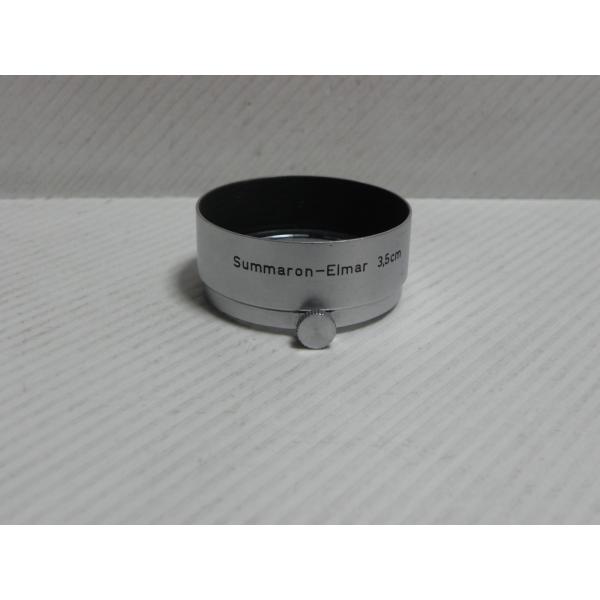 ●商品情報　Leica (ライカ) ズマロン/エルマー35mm F3.5用 メタルフード(71126)。仕様: Leica Summaron-Elmar 3.5cm用です。 品物の外観に多少スレ、傷があり、中古品です、付属品は本体のみです。...