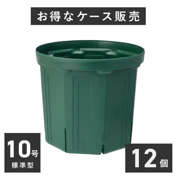 【詳細】根がサークリングしにくく、大地に近い根の張りを実現する鉢です。細根が多く出て鉢内の土を有効に使用するので鉢上げ（植え替え）回数も少なくて済みます。花木、野菜、果樹などあらゆる用途でお使いいただけます。日本製。【サイズ】 外径約30c...