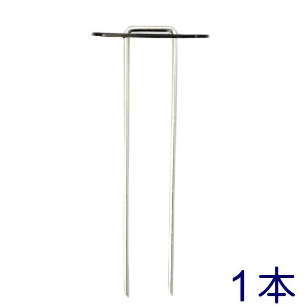 【詳細】鉢キャップ コガネガード用の押さえピン。パッケージなし。【材質・サイズ】ピン：亜鉛メッキ鉄線樹脂板：ポリエチレンピンの長さ：約15cm【店長コメント】鉢キャップ コガネガード1枚あたり4本を目安に使用します。直径39cm以下の鉢キャ...