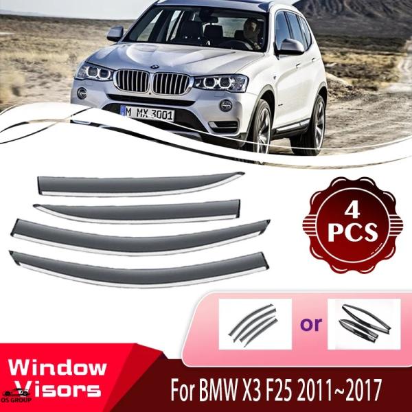 ※こちら商品は海外からの発送となりますので、発送してから到着まで2−4週間ほどお時間をいただいております。Origin:Mainland China1:Window Visor For BMW X3 F25 2011~20172:For B...