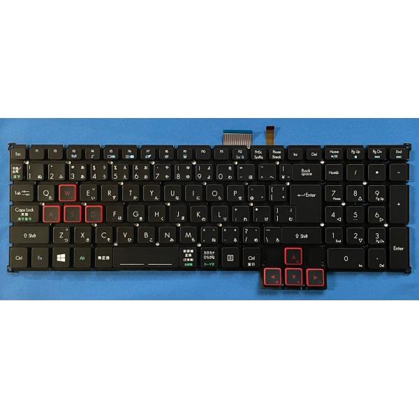 新品 Acer Predater 17 G9-791 G9-591等用 バックライト付き日本語キーボード ACM15C80J0バルク新品、未使用バックライト付き 日本語キーボードModel : ACM15C80J0対応機種：Acer Pre...