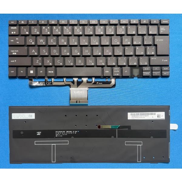 純正新品 HP Spectre x360 14-ea0046TU等用 キーボード SG-A4130-2VA アッシュブラック 国内発送バルク新品、未使用バックライト付き 日本語キーボード F1キーをご確認願います。Model :  SG-A...