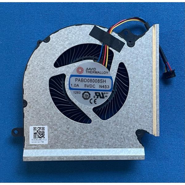 純正新品 MSI MS-1543 GE66 Raider 等用 CPU冷却ファン PABD08008SHバルク新品 未使用Model：PABD08008SH  ピン数：4ピン5VDC / 1.0A対応機種：MSI MS-1543 GP66 ...