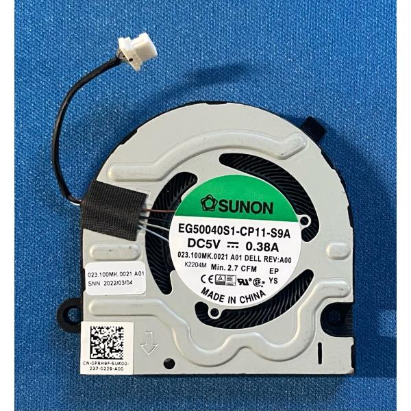 純正 新品 DELL Latitude 3320 等用 CPUファン EG50040S1-CP11-S9Aバルク新品 未使用Model：EG50040S1-CP11-S9A DP/N : 0PRH9Fピン数： 4ピンDC 5V / 0.38...
