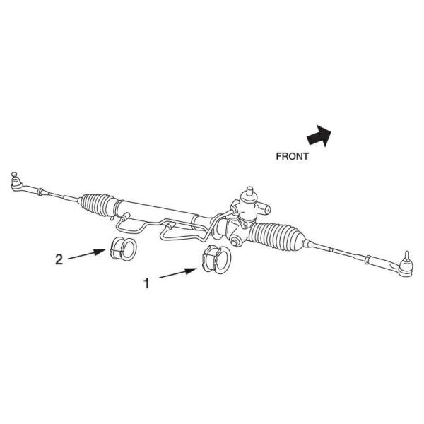商品名：NISMO(ニスモ) 強化ステアリングギアマウントブッシュ 右側適合車種：スカイライン型式：R32車種備考：2WD全車 CA18i、RB20E商品内容：画像の1