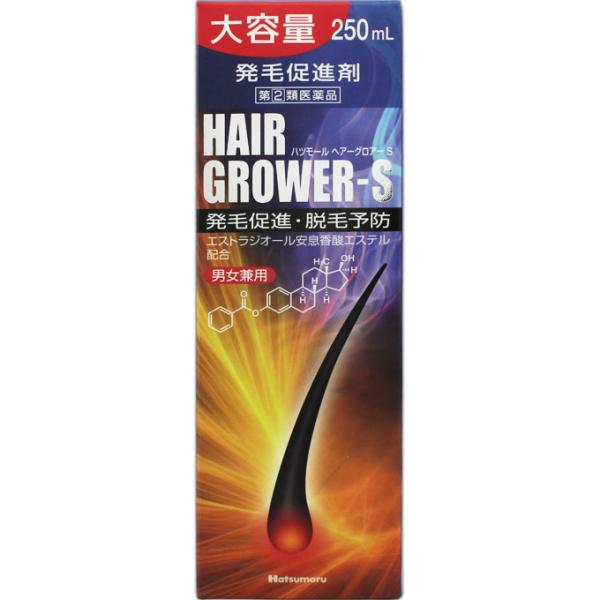 特徴【この商品は男女兼用です】ハツモール・ヘアーグロアー、Sは、医薬品として薄毛、発毛促進に効果のある有効成分を複数配合した発毛促進剤です。ハツモール・ヘアーグロアー、Sはエストラジオール安息香酸エステル（女性ホルモン）を含む9種の有効成分...