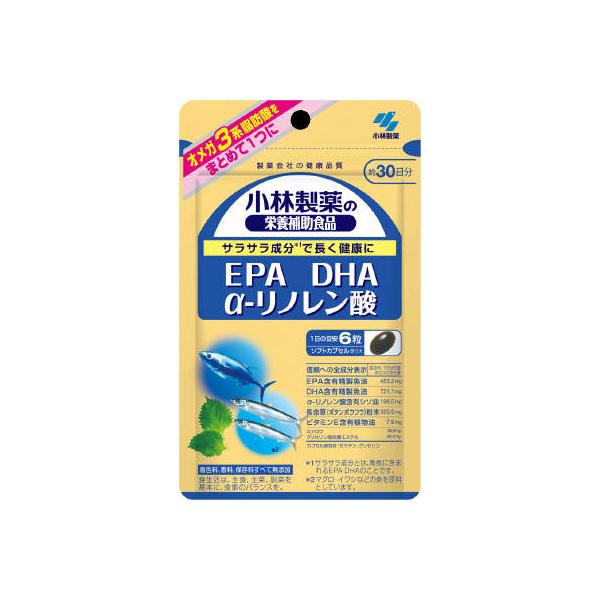 小林製薬　ＤＨＡＥＰＡα−リノレン酸１８０粒
