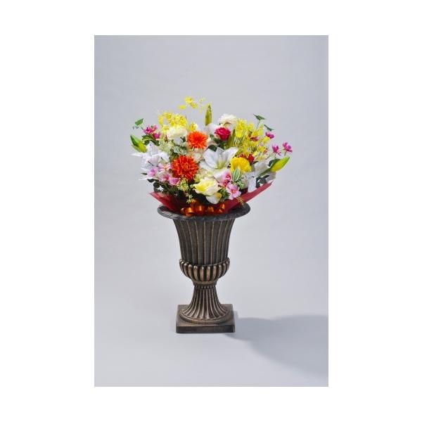 【最短出荷日】3〜営業日(日・祝日は除く）【用途】開店祝い、開業祝い、展示会、展覧会、発表会、コンサート、ギフト【使用花材】造花【スタンドの素材】プラスチック【日時・時間指定】日付指定可・時間指定可。【お届け内容】造花【サイズ】奥行約50ｃ...