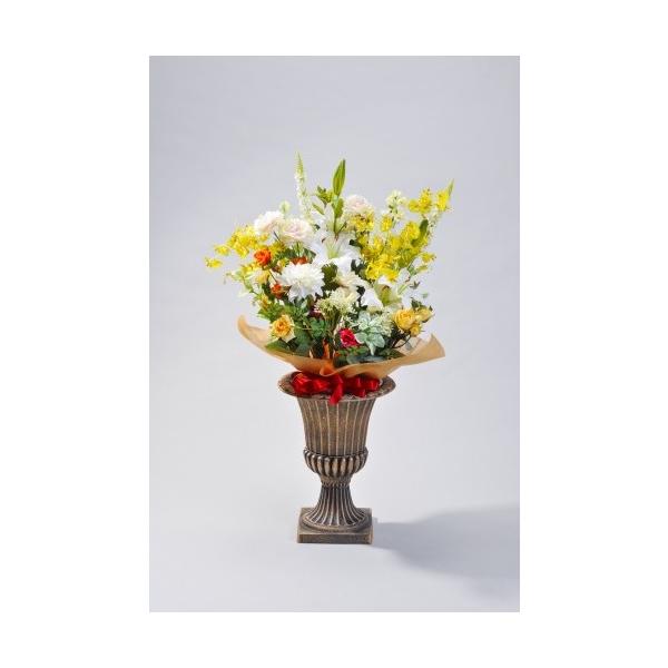 【最短出荷日】3〜営業日(日・祝日は除く）【用途】開店祝い、開業祝い、展示会、展覧会、発表会、コンサート、卒業式、入学式、入社式、総会、講演会、ギフト【使用花材】造花（ハイクオリティーな造花を多く使用しております。）【スタンドの素材】プラス...