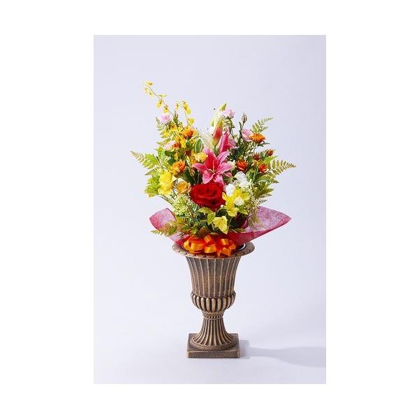 【最短出荷日】3〜営業日(日・祝日は除く）【用途】開店祝い、開業祝い、展示会、展覧会、発表会、コンサート、卒業式、入学式、入社式、総会、講演会、ギフト【使用花材】造花（ハイクオリティーな造花を多く使用しております。）【スタンドの素材】プラス...