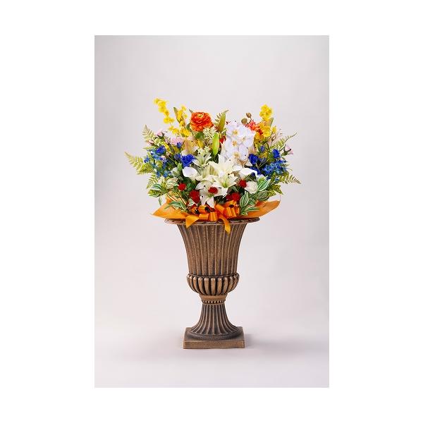 【最短出荷日】3〜営業日(日・祝日は除く）【用途】開店祝い、開業祝い、展示会、展覧会、発表会、コンサート、卒業式、入学式、入社式、総会、講演会、ギフト【使用花材】造花（ハイクオリティーな造花を多く使用しております。）【スタンドの素材】プラス...