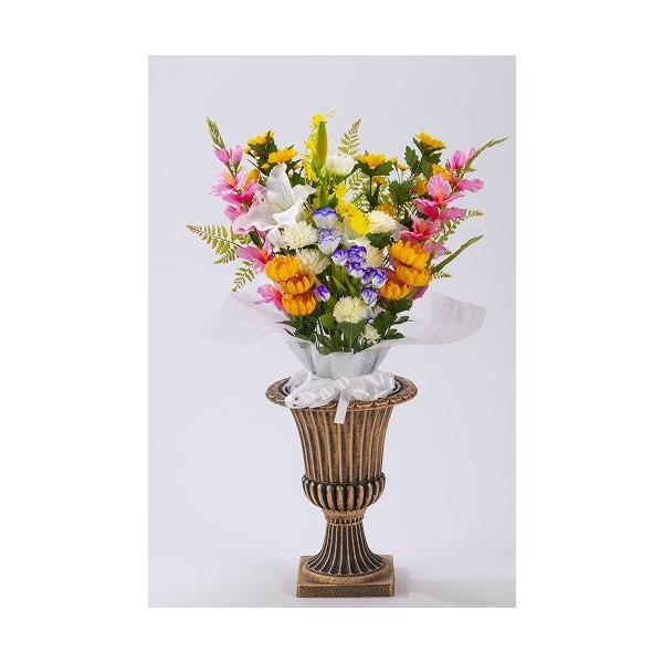 【最短出荷日】3〜営業日(日・祝日は除く）【用途】お供え、お悔やみ、法事、法要、お盆、お彼岸、命日、葬儀、偲ぶ会【使用花材】造花【スタンド台の素材】プラスチック【日時・時間指定】日付指定可・時間指定可。備考欄でご選択ください。【お届け内容】...