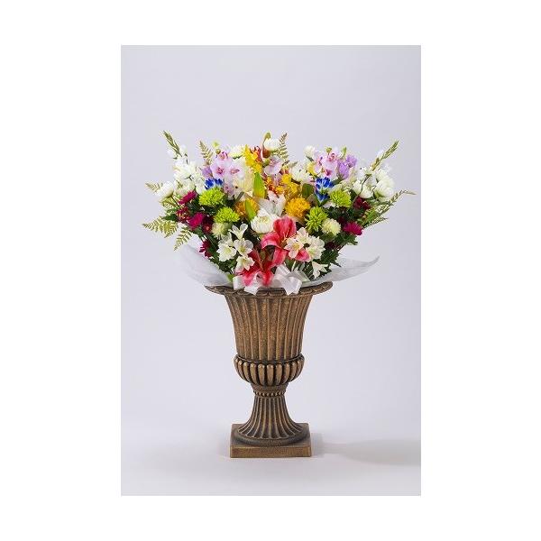 【最短出荷日】3〜営業日(日・祝日は除く）【用途】お供え、お悔やみ、法事、法要、お盆、お彼岸、命日、葬儀、偲ぶ会【使用花材】造花【スタンド台の素材】プラスチック【日時・時間指定】日付指定可・時間指定可。備考欄でご選択ください。【お届け内容】...