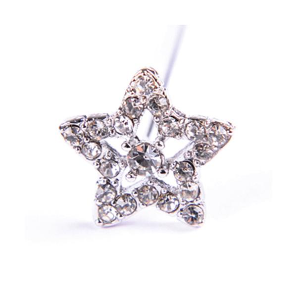 イニシャル（アルファベット）のピックです。エレガントな輝きのガラスピック、アイデア次第で様々な用途にご利用いただけます。大きさ：　最大幅約1.8cm×　長さ約6cm※先端が尖っていますので、商品を取り出す際や、ご使用の際は十分ご注意ください...