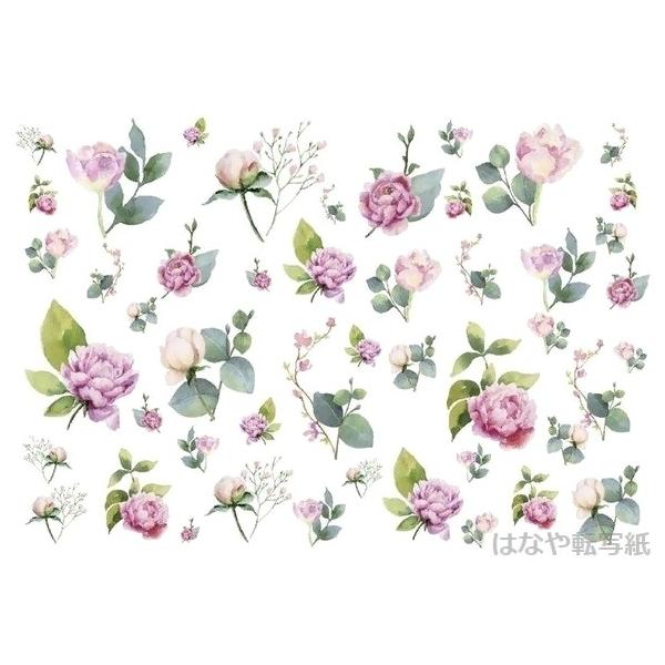 サイズ：約30.5×21cm（印刷面の大きさ）１つの絵柄の大きさ：約Φ1.3〜7cm品名：陶磁器用上絵付転写紙（白磁用転写紙）種別：パーツアソート焼成温度：780〜820°C（ご参考値） ※この商品で絵付けをするには、白磁等に貼り付け後、窯...