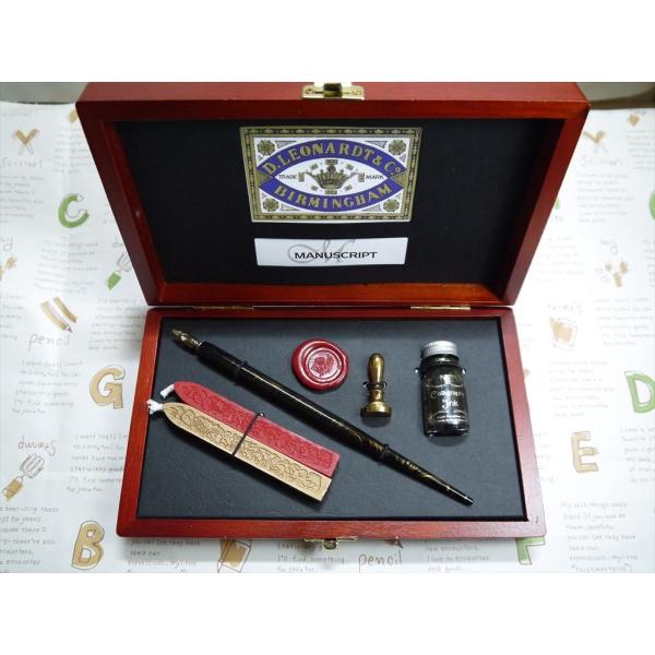 ＜description＞ Left Handed Writing &amp; Sealing Calligraphy Setめったに見かけない左利き用の万年筆ですが、その中でもイタリックモデルは大変めずらしく、なかなか手に入れることが出来...