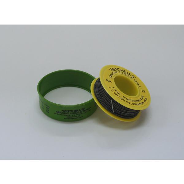 ・商品番号：3953・配送方法：メール便・宅配便・細かい場所の研磨に紐ヤスリは最適《MITCHELL'S》 ミッチェルコード USA ひもヤスリコード＃53　1.02Φｍｍ×15ｍ　180番　Made in U.S.A.※※※輸入商品の為、...