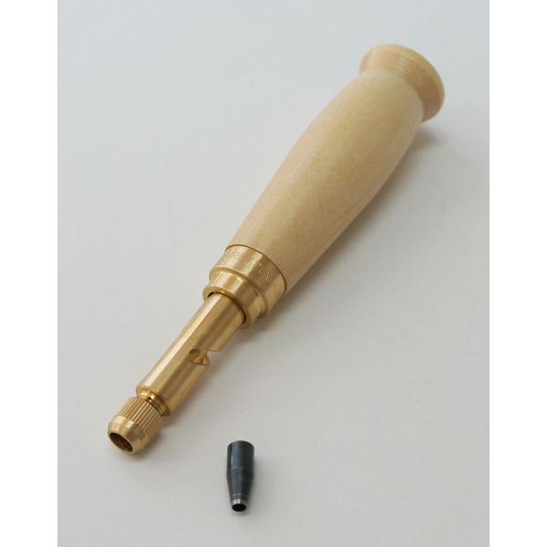 ・商品番号：5762-1・配送方法：メール便・宅配便・《 日本製 》野中製作所スクリューポンチ本体・替刃(1本付、お好きな替刃サイズをお選びください)SCREW PUNCH替刃10種類からお好きなサイズをお選びください。※下記サイズが全て付...