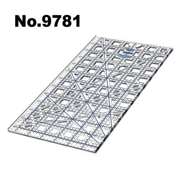 ・商品番号：9781・配送方法：宅配便・ガイドカッター定規6.5×12.5インチ(約16.5×31.8cm）トゥルーカッター(TrueCut）専用定規＜今まで困難だったロータリーカッターでの直線裁断を実現＞トゥルーカッター本体(別売）を使い...
