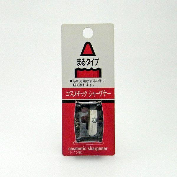 ◆芯の先端がまるい形に軽く削れます。【用途】アイライナーペンシルアイブローペンシルリップライナー　など【ご使用方法】ペンシルの軸をまっすぐ入れ、やさしく削ってください。【メール便可】ただし、お支払方法・数量に制限があります。