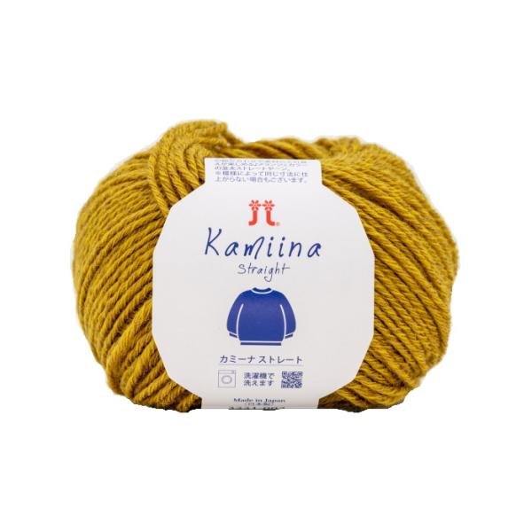 ネコポスご利用不可商品です。カミーナ ストレート 商品詳細2色の単糸を撚り合わせたメランジェカラーの並太ストレートヤーン。メリヤス編み地にした際、編み目の立つきれいな編み地に仕上がる糸撚りにしています。同じ編み方で同じサイズに仕上がるように...