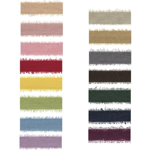 ネコポスご利用不可商品です。東京リボン フレッジ・ポッピー 商品詳細東京リボンの人気商品フレッジに仲間が加わりました！粗目でラフな質感が特徴です。エッジのほつれ加工と素材感が、よりナチュラルでカジュアルにご利用いただけます。※天然素材が含ま...