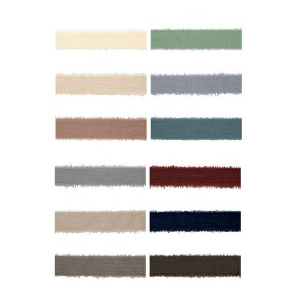 ネコポスご利用不可商品です。 東京リボン フレッジ 商品詳細 エッジを切りっぱなし風に加工したラフなイメージのコットンリボンナチュラル素材に合わせやすい落ち着いた20色のラインナップ素材綿・麻・ポリエステル色全20色71 オフホワイト24 ...