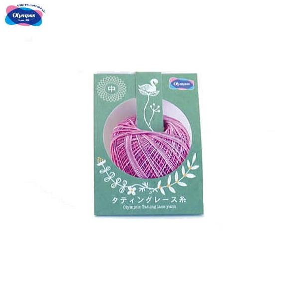 ネコポスご利用不可商品です。糸すべりが滑らかで、結いやすく、繊細で美しいタティングレースの作品作りに最適です。3種類の太さにラメやカラフルなど豊富なバリエーションと使いやすい40m巻。◆品質◆綿100％◆糸長◆1玉：約40m巻◆太さ◆40番...