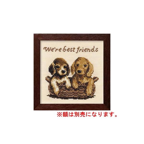 ネコポスご利用不可商品です。オリムパスししゅうセット　Ｄｏｇｓ＆Ｃａｔｓシリーズ。額にも仕立てられます。 　    ◆初級〜中級  ◆サイズ ：縦24.4cmx横24.4cm　額内径：縦20cmx横20cm  ◆キット内容：25番ししゅう糸...
