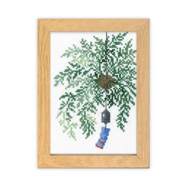 ネコポス対象商品です。12ヶ月のBONSAI 7月 しのぶクロス・ステッチキット「12ヵ月シリーズ」に新シリーズが登場！『12ヵ月のBONSAI』は1月から12月までそれぞれ季節に合わせた樹木の「盆栽」をテーマとしたシリーズです壁掛け・スタ...