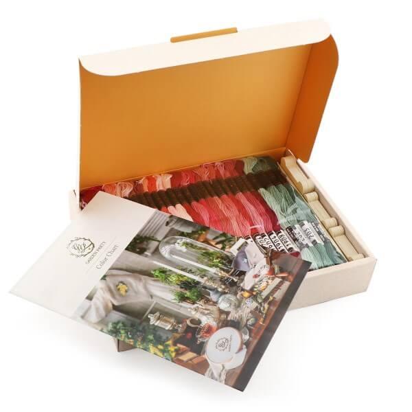 ネコポスご利用不可商品です。GARDEN PARTY 刺しゅう糸セット スプール付 ハーブガーデン GP-100B「ガーデン」からインスピレーションを受けてセレクトした25番刺しゅう糸のカラーアソートセットです。2色巻ける・色番号書けるスプ...