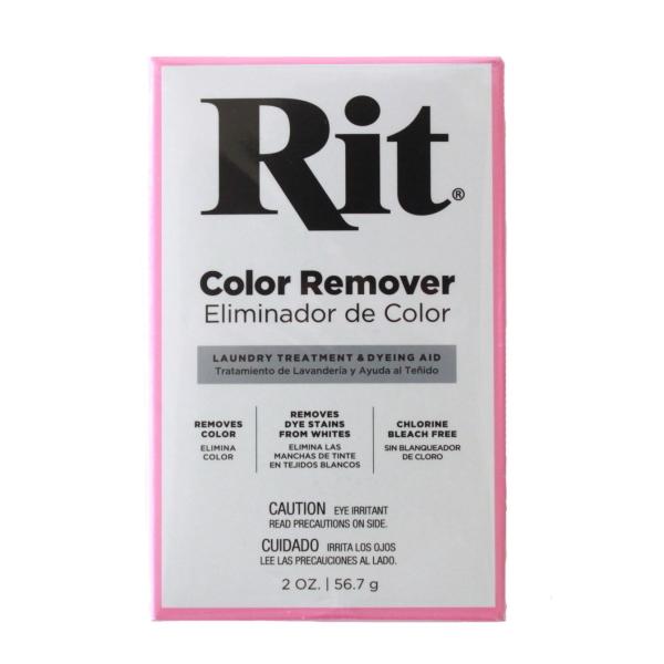 ネコポス対象商品です。アメリカで大きなシェアを持つ簡易染料Rit（リット）カラーリムーバー　脱色剤Rit Color removerカラーリムーバーは色物等の脱色剤です。布地の脱色や水による鉄さびの付着や、お茶、口紅等により付着したシミを落...