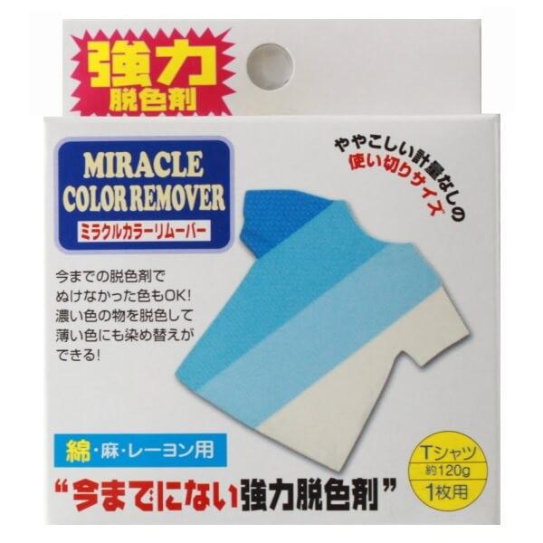 ネコポスご利用不可商品です。今までにない布用強力脱色剤・今までの脱色剤で抜けなかった色もOK！・濃い色のものを脱色して染料で薄い色にも染め替えができる！・計量なしのTシャツ1枚分の使い切りサイズ脱色方法(綿100%のTシャツの場合)1.染め...
