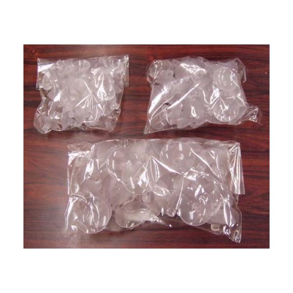 ネコポスご利用不可商品です。ビーズ＆アクセサリー手芸用副資材吸盤 35mm です。サイズは25mm、30mm、35mmの3種類。ひも等を通す穴付きです。当店では納品明細をメールにてお送りしています。商品到着時にご確認下さい。