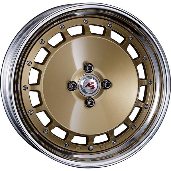 メーカー名：クリムソン商品名：RS DP CUP モノブロックサイズ：16インチ 6.5J +38 4-100カラ―：ゴールド/ポリッシュリップ付属品：センターキャップ　ストレートバルブ離島、沖縄を除き、4本で送料無料　1本から3本は￥2,...