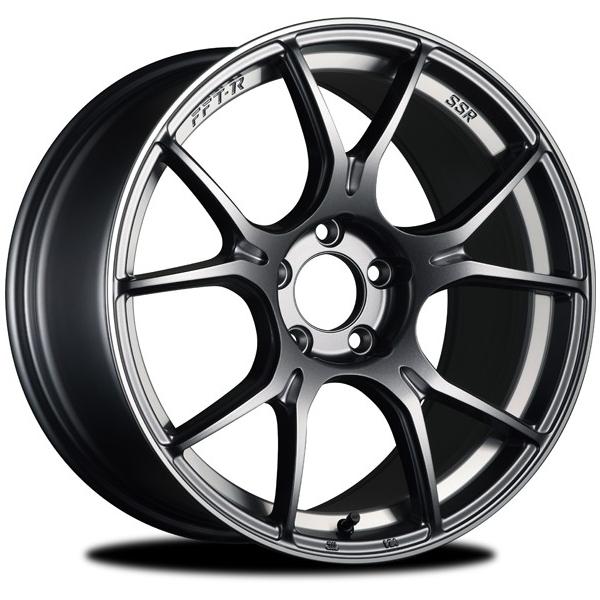 メーカー名：SSR商品名：GTX02サイズ：18インチ 8.5J +45 5-114.3カラ―：ダークシルバー付属品：アルミエアーバルブ、FFT-Rステッカー離島、沖縄を除き、4本で送料無料　1本から3本は￥2,200（税込）※ナットは付属...