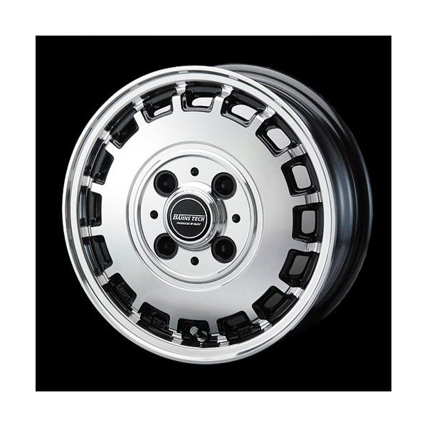 メーカー名：ブレスト商品名：バーンズテック KT ストリームサイズ：14インチ 4.5J +45 4-100カラ―：ブラックポリッシュ付属品：センターキャップ、エアーバルブ離島、沖縄を除き、4本で送料無料　1本から3本は￥2,200（税込）...