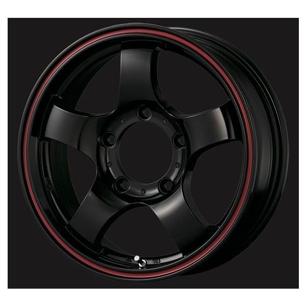 メーカー名：コーセイ商品名：ジェイビー ランダーサイズ：16インチ 5.5J +22 5-139.7カラ―：ブラック/レッドライン付属品：バルブ離島、沖縄を除き、4本で送料無料　1本から3本は￥2,200（税込）※ナットは付属しません。　