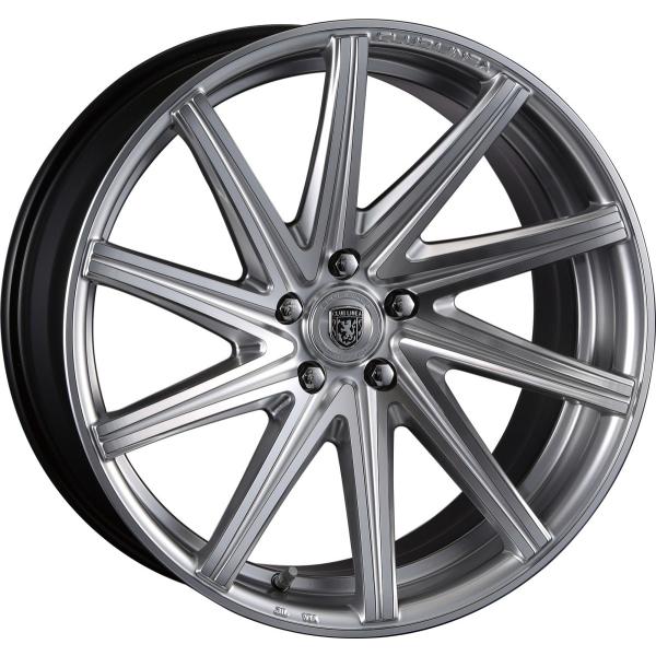 メーカー名：クリムソン商品名：クラブリネア ロッシ FFサイズ：20インチ 8.5J +35 5-120カラ―：ハイパーシルバーポリッシュ付属品：センターキャップ（シルバー）アルミストレートバルブ（シルバー）ナットアダプター（ホイール4本に...