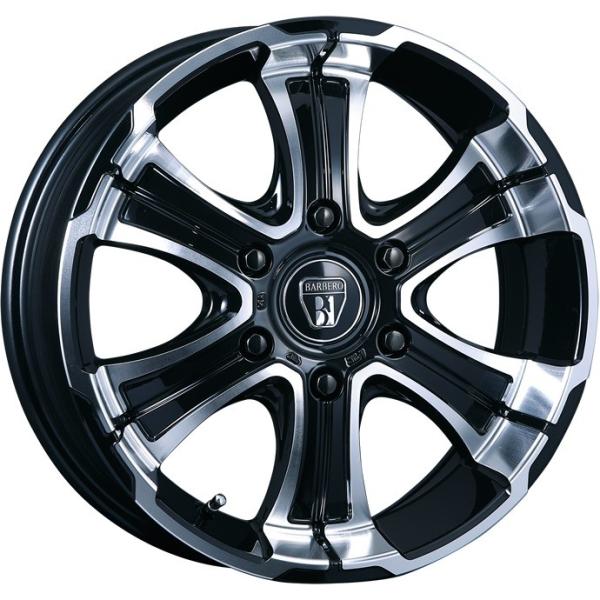 メーカー名：クリムソン商品名：バルベロ W ディープスサイズ：17インチ 6.5J +38 6-139.7カラ―：ブラックポリッシュ付属品：センターキャップ バルブ離島、沖縄を除き、4本で送料無料　1本から3本は￥2,200（税込）※ナット...