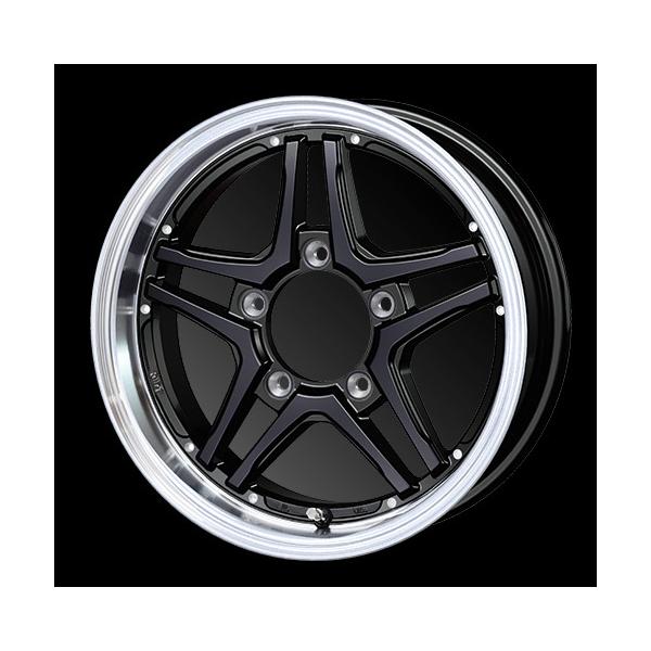 メーカー名：トライアルファ商品名：J-TECH BJ2サイズ：16インチ 5.5J +20 5-139.7カラ―：グロスブラック/リムポリッシュ付属品：エアーバルブ離島、沖縄を除き、4本で送料無料　1本から3本は￥2,200（税込）※ナット...