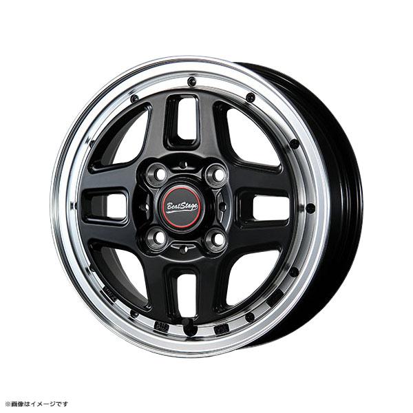 メーカー名：ブレスト商品名：ビートステージ WT-Cサイズ：12インチ 4.00B +43 4-100カラ―：セミグロスブラック付属品：センターキャップ、エアーバルブ離島、沖縄を除き、4本で送料無料　1本から3本は￥2,200（税込）※ナッ...